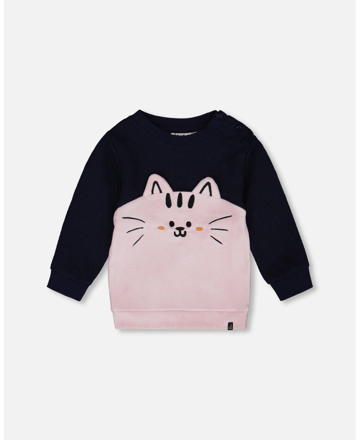 Click here for Deux par Deux Baby Girls Long Bi-Material Top Dark... prices