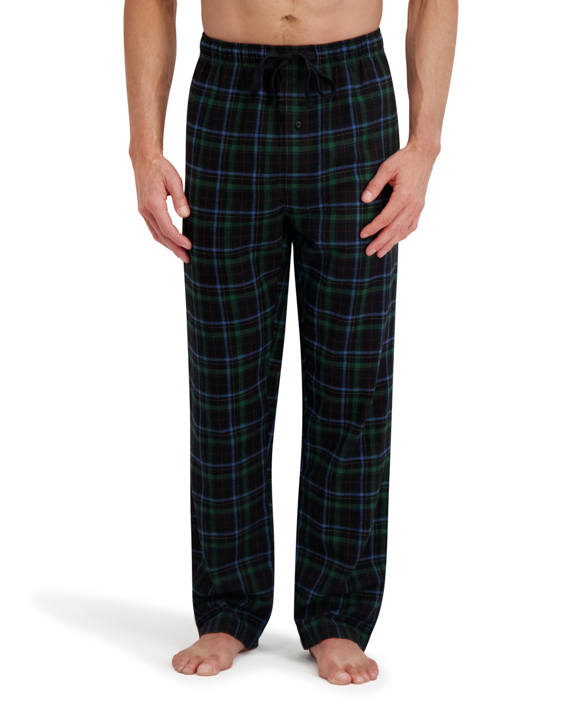 Click here for Hanes Mens Flannel Drawstring Sleep Pants - Indigo... prices