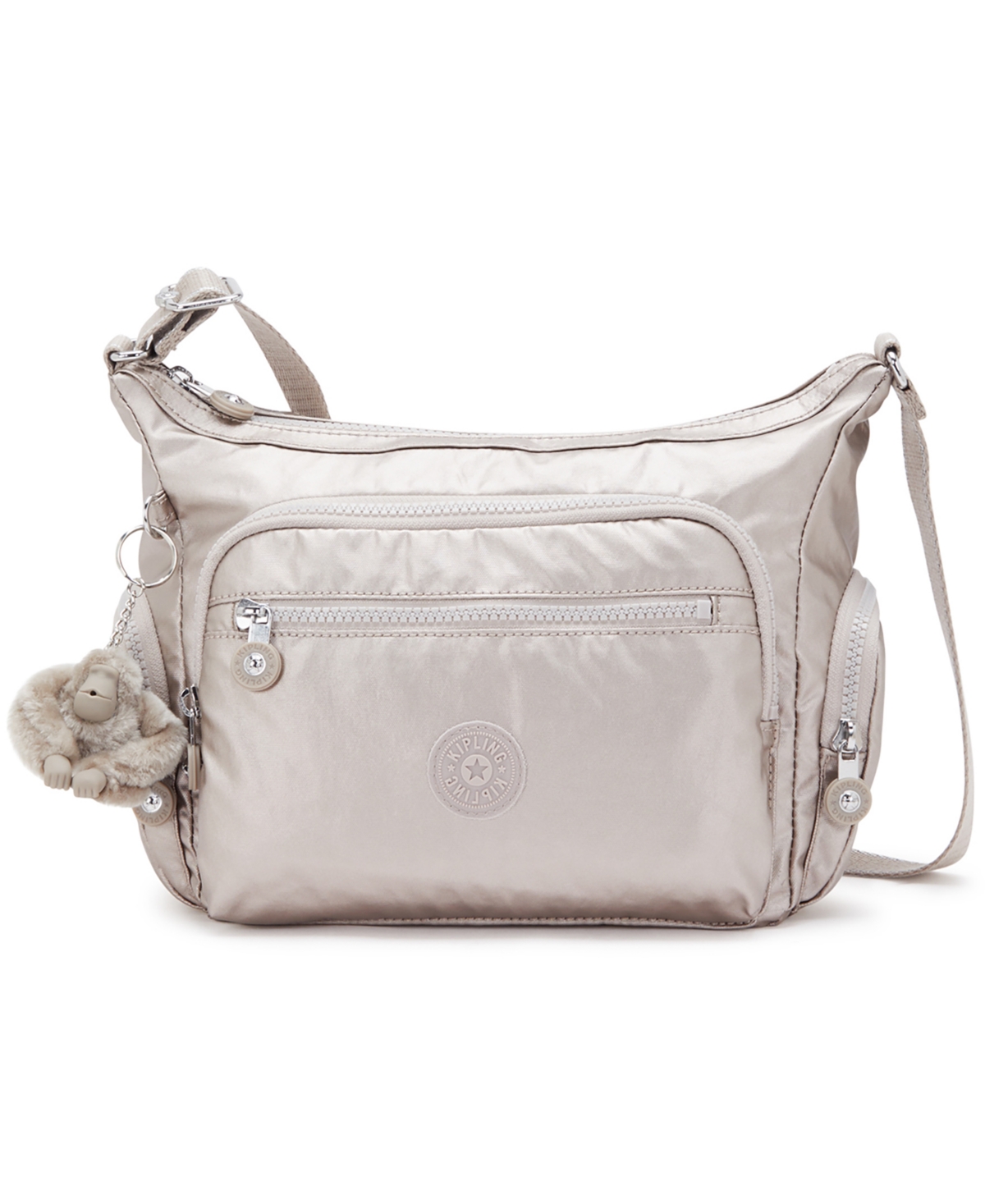Click here for Kipling Gabbie Small Crossbody Bag - Metallic Glow prices