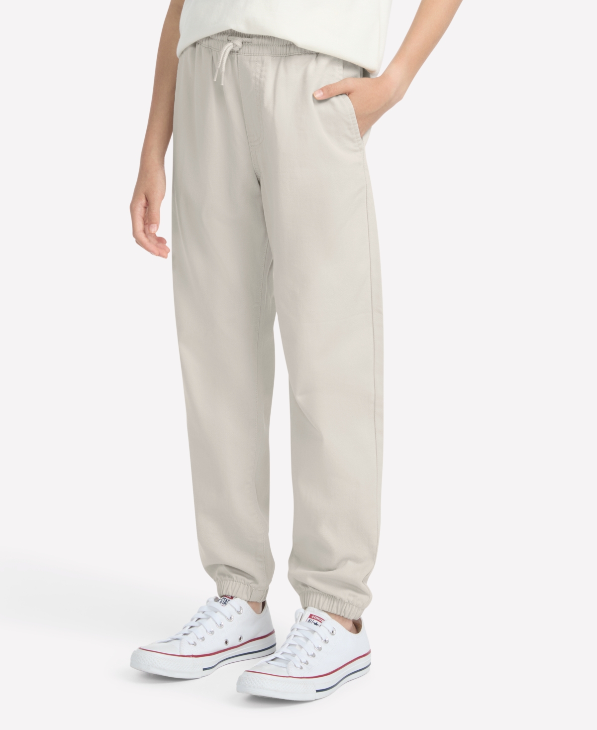 abercrombie kids Boys Slim Fit Joggers - Pumice Stone