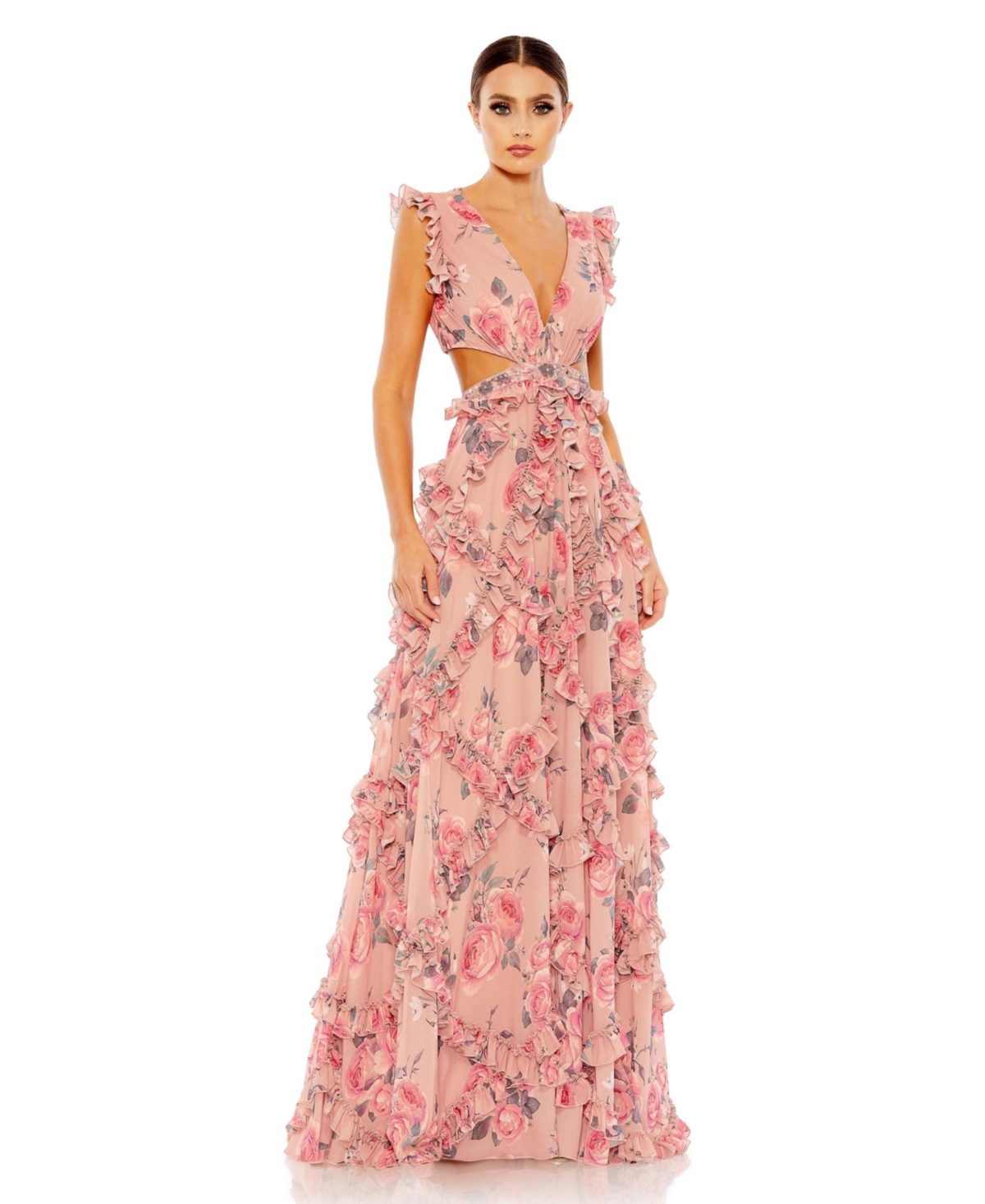 Click here for Long Dress - Rose/multi prices