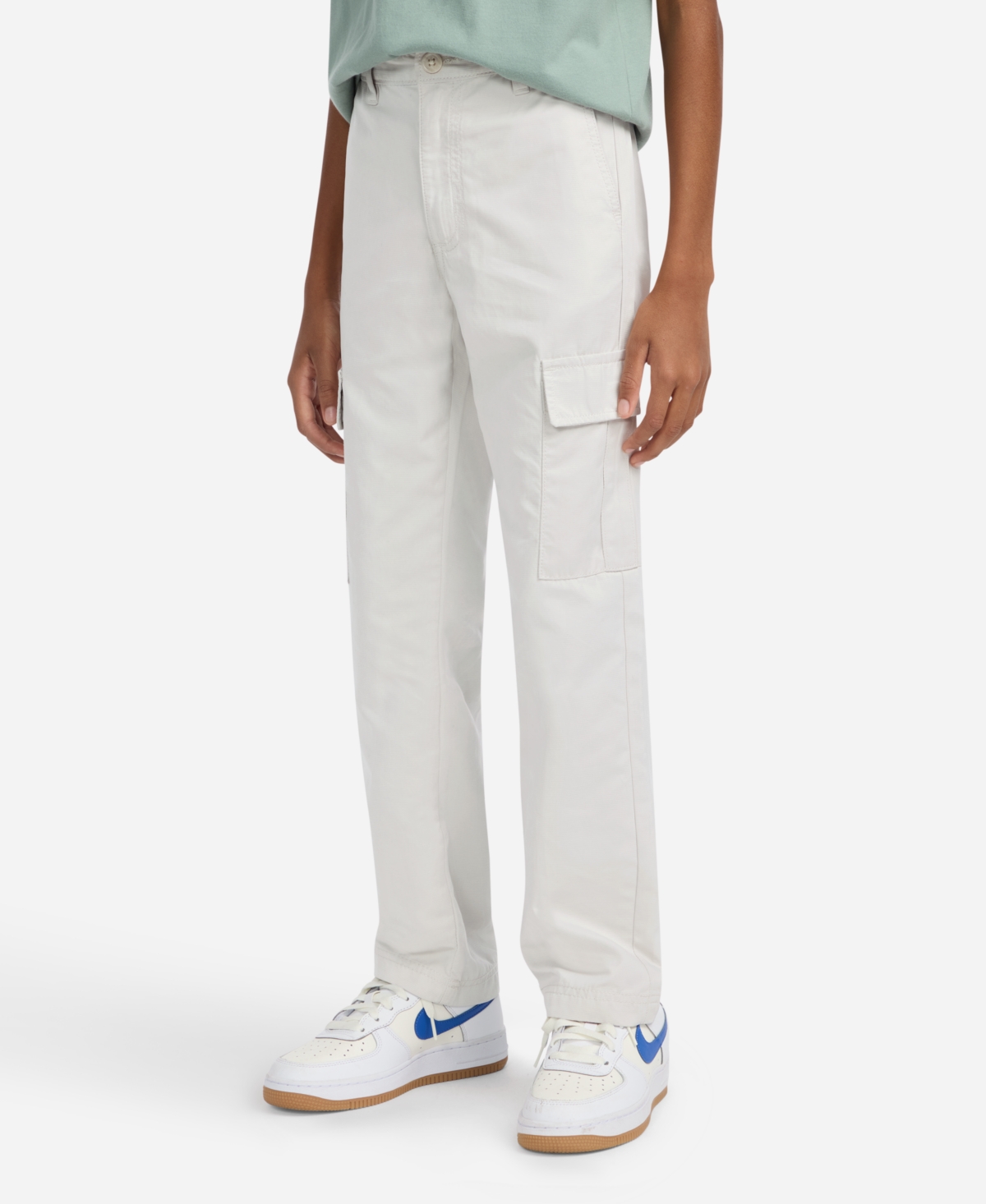 Click here for abercrombie kids Boys Loose Clean Cargo Pants - Pu... prices