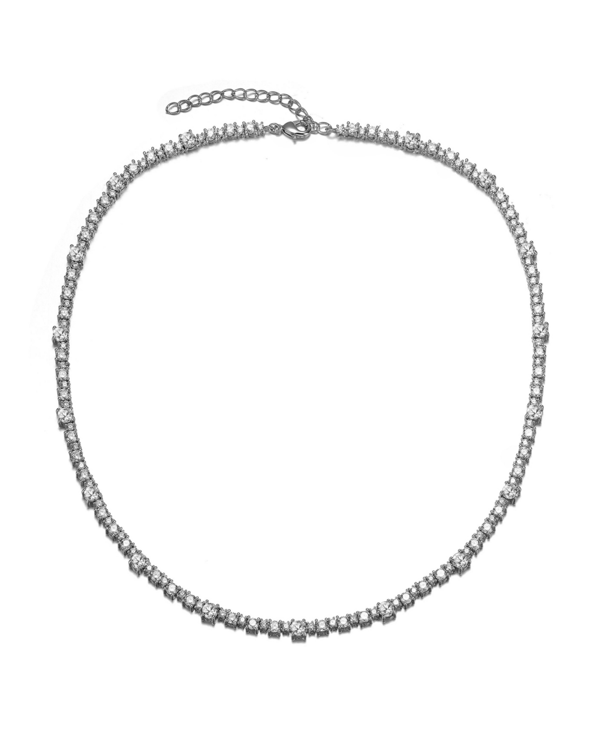 Click here for White Gold Plated Clear or Blue Sparkling Cubic Zi... prices