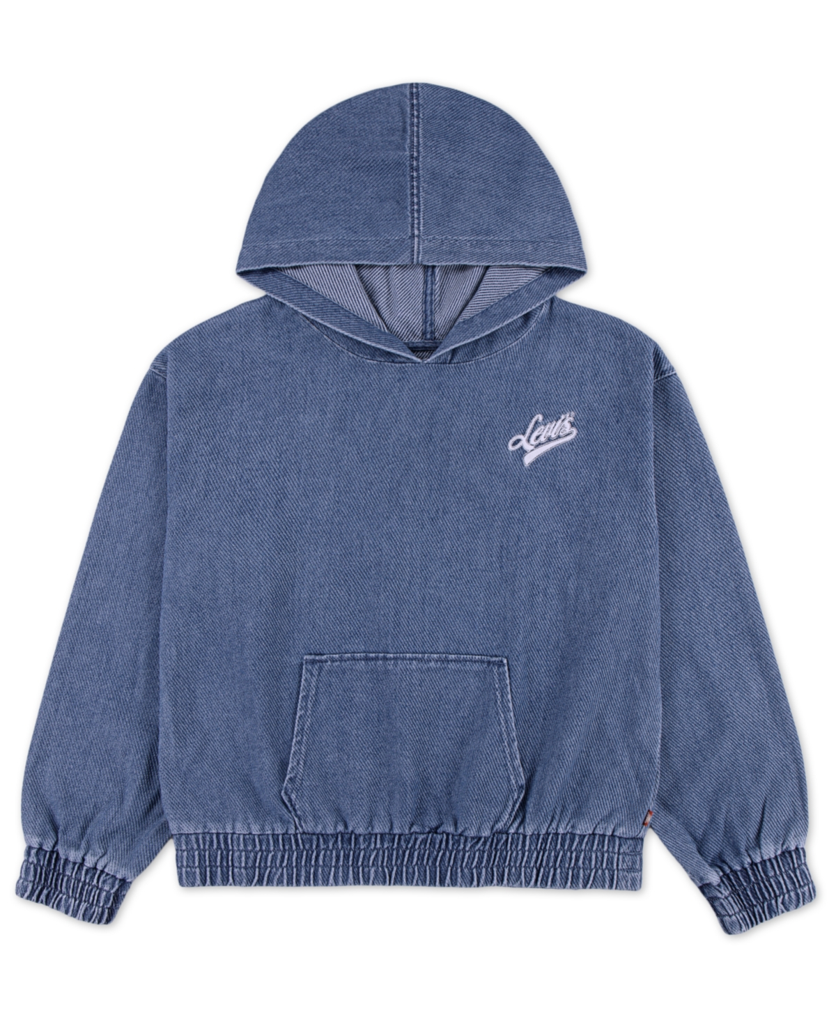 Click here for Levis Big Girls Pullover Kangaroo Pocket Denim Hoo... prices