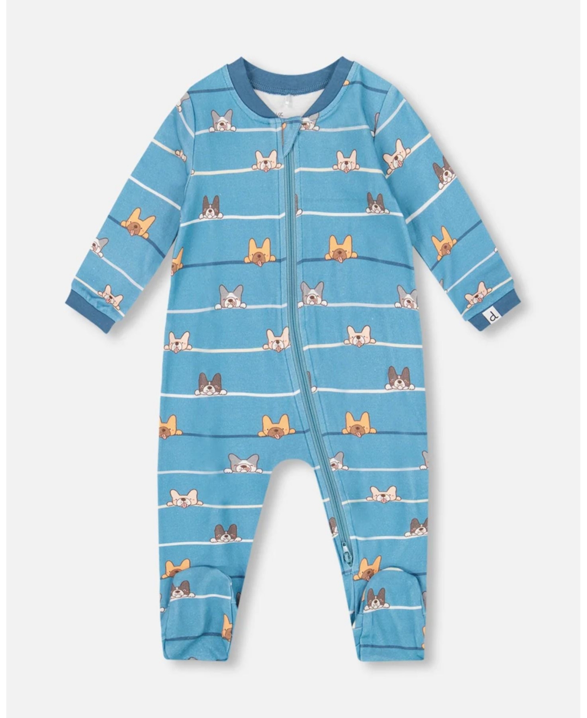 Click here for Deux par Deux Baby Boy One-Piece Cotton Pajama Blu... prices