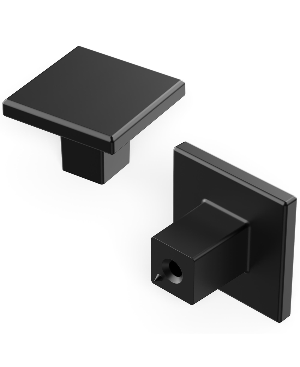 Click here for Heritage Designs Tempo: Square Knob 10pk - Matte B... prices