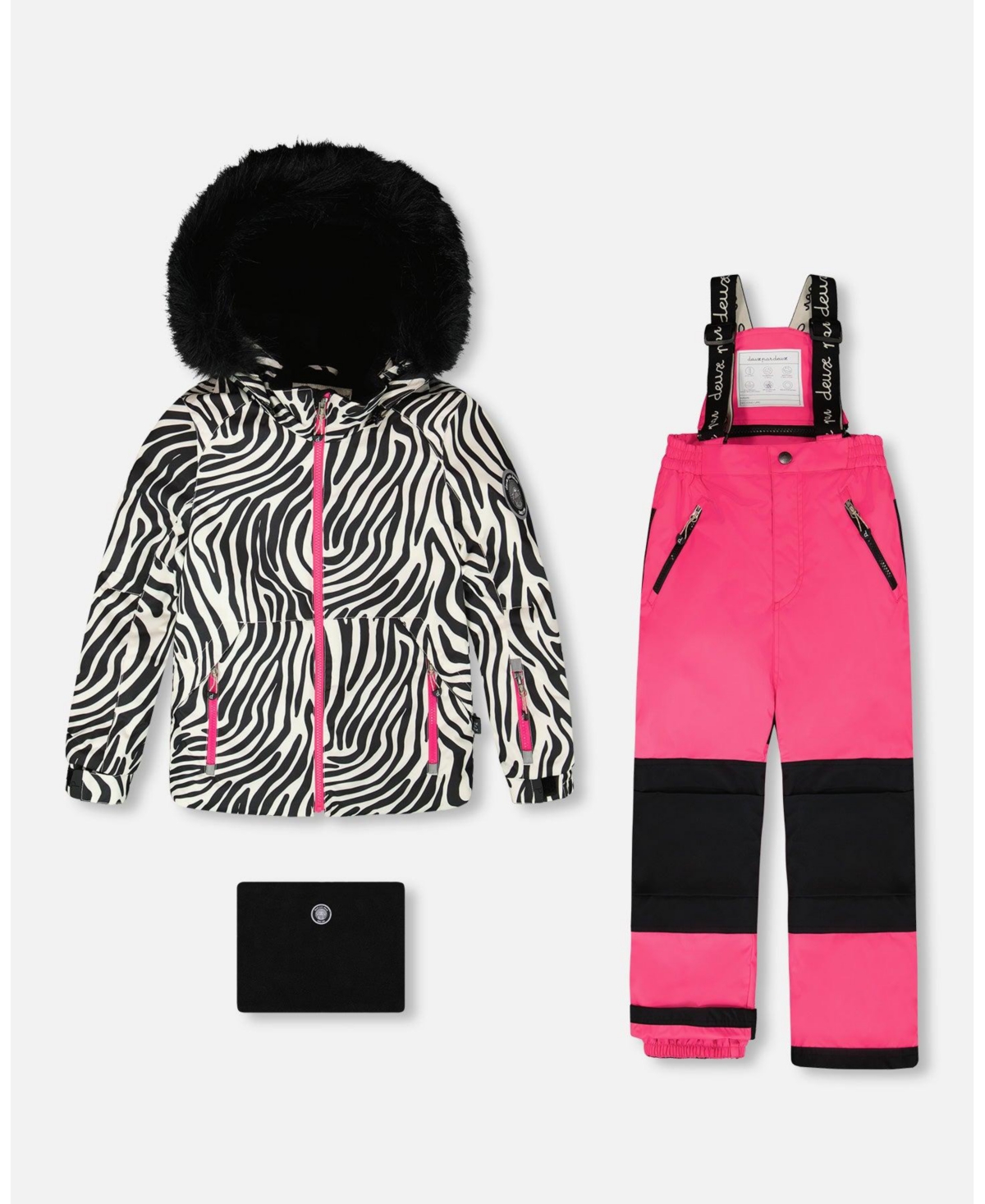Click here for Deux par Deux Girl Two-Piece Play Snowsuit Fuchsia... prices