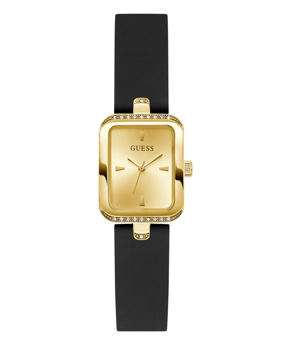 Click here for Guess Womens Black Gold Tone Analog Watch  22mm -... prices