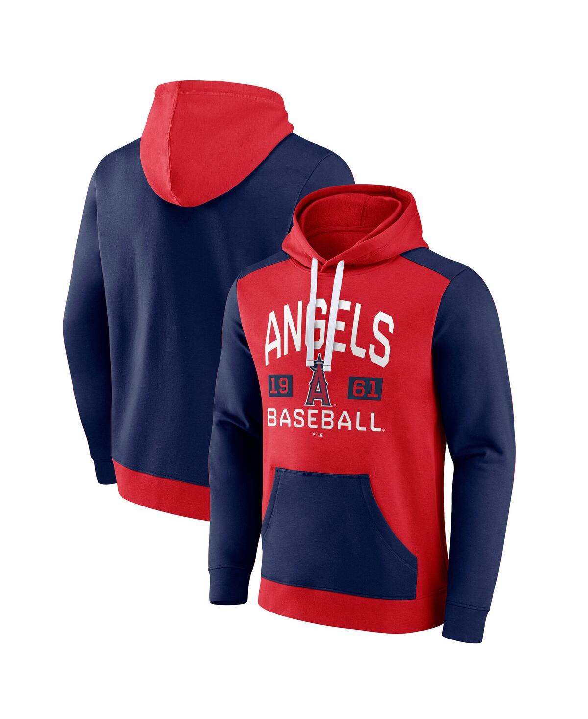 Click here for Fanatics Mens Red/Navy Los Angeles Angels Color Bl... prices