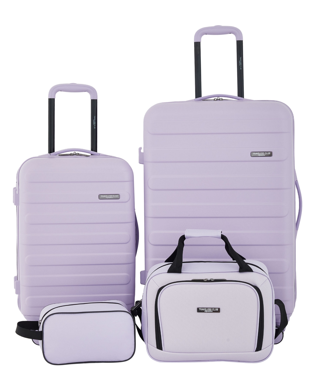 Click here for Travelers Club Austin 4 Piece Hardside Luggage Set... prices