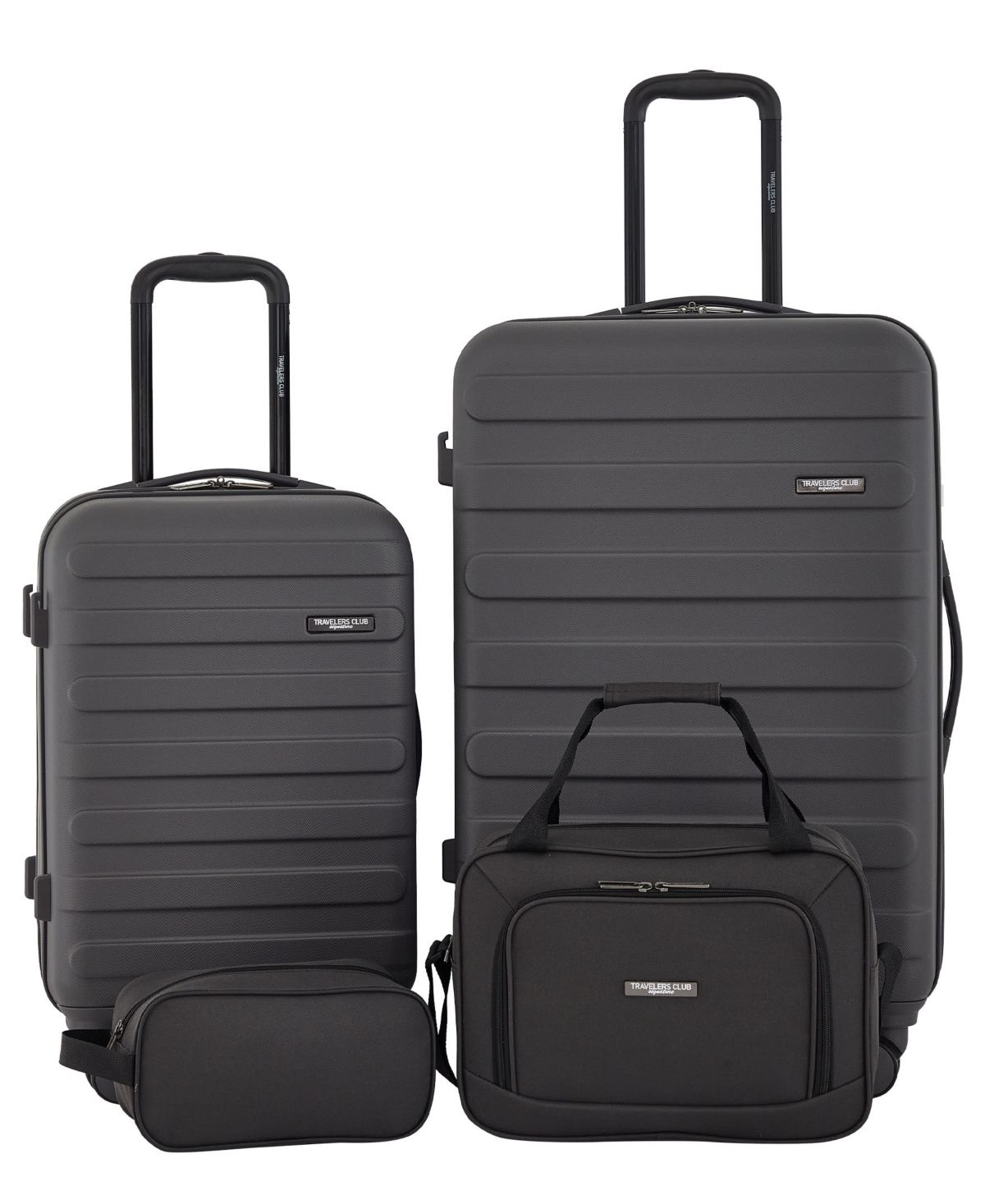 Click here for Travelers Club Austin 4 Piece Hardside Luggage Set... prices