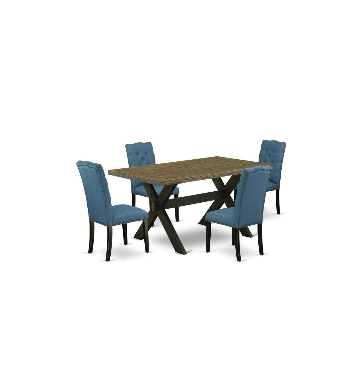 Click here for East West Furniture 5-Piece Awesome Dining Table S... prices