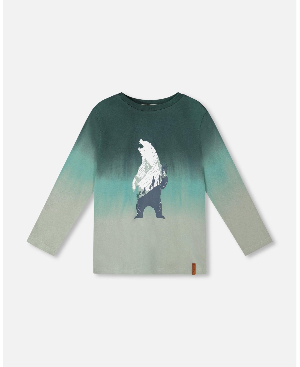 Click here for Deux par Deux Boy Long Sleeve Cotton Gradient Jers... prices