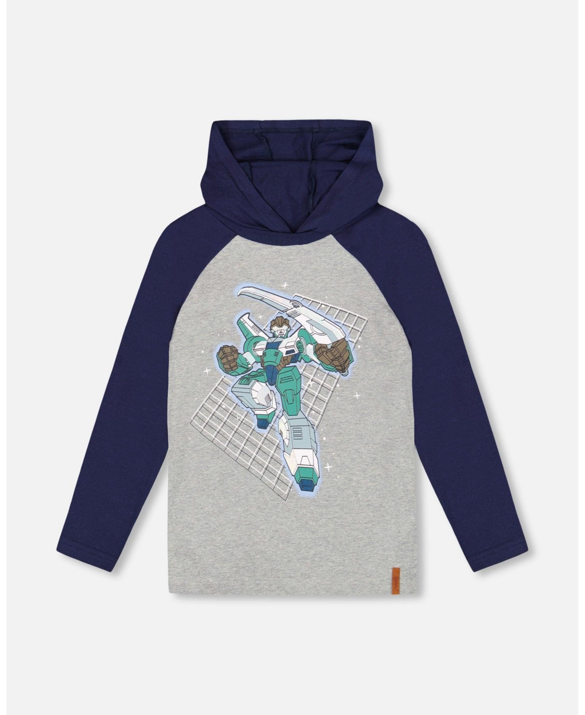 Click here for Deux par Deux Big Boys Cotton Jersey Hooded Raglan... prices