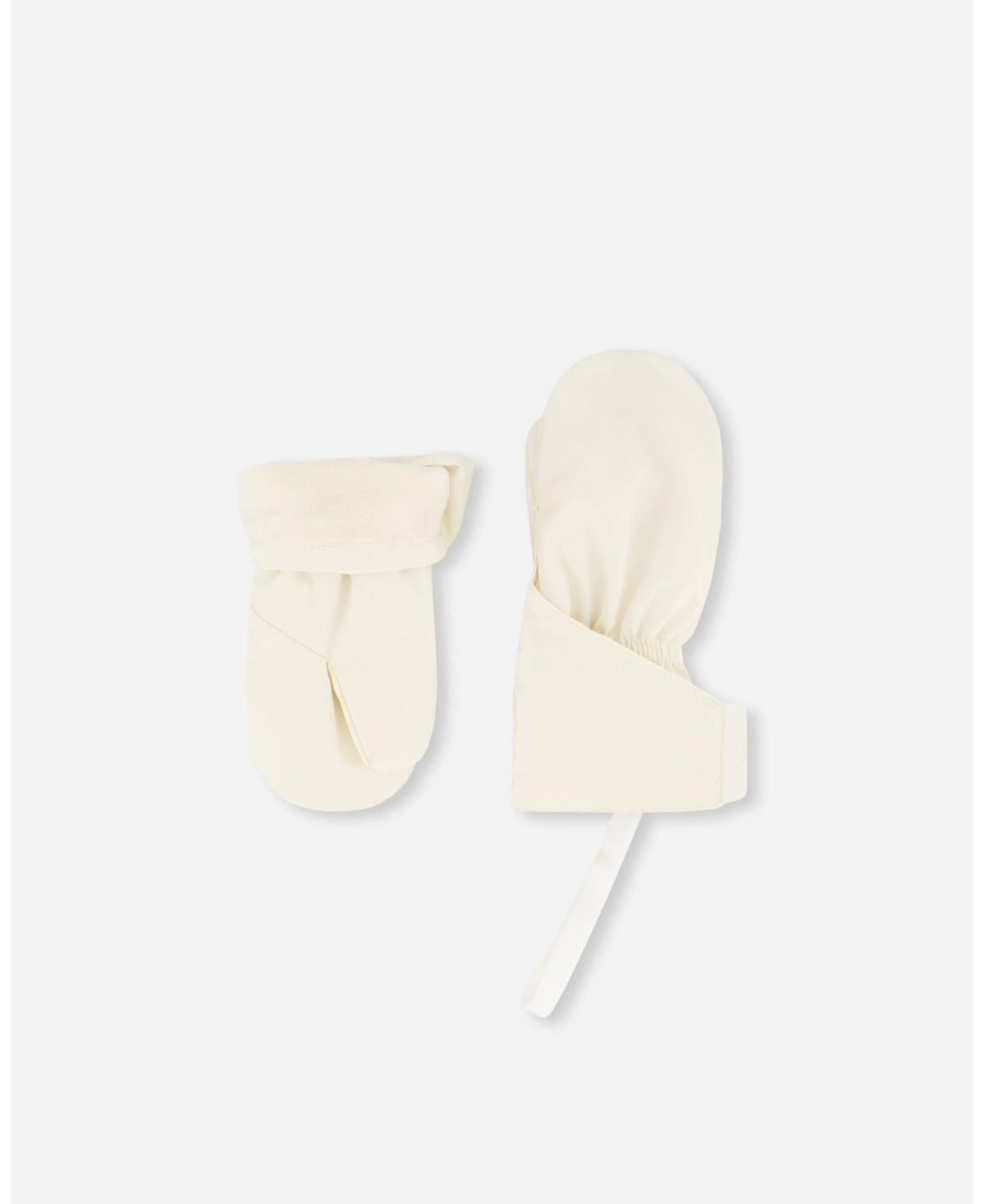 Click here for Deux par Deux Baby Unisex Lined Baby Mittens White... prices