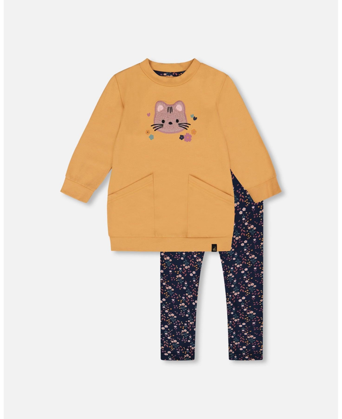 Click here for Deux par Deux Girl Tunic and Leggings Set Golden B... prices