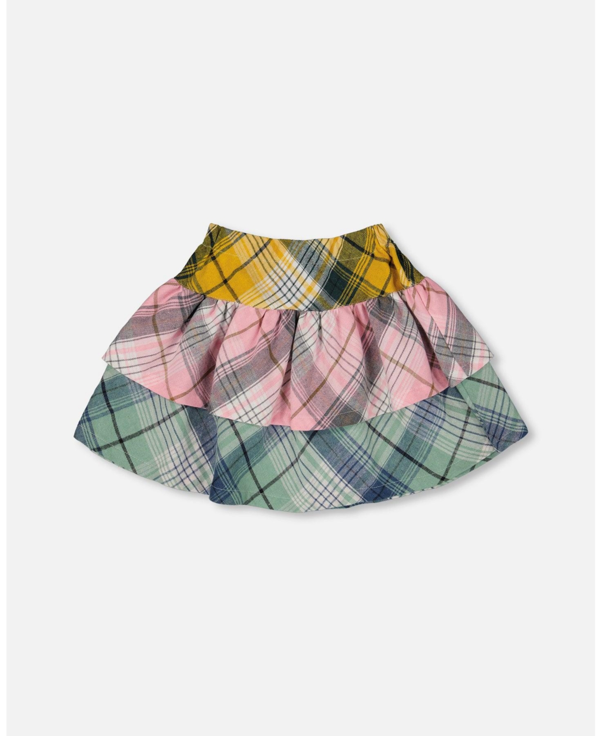 Click here for Deux par Deux Big Girls Two-Tiered Flannel Skirt G... prices