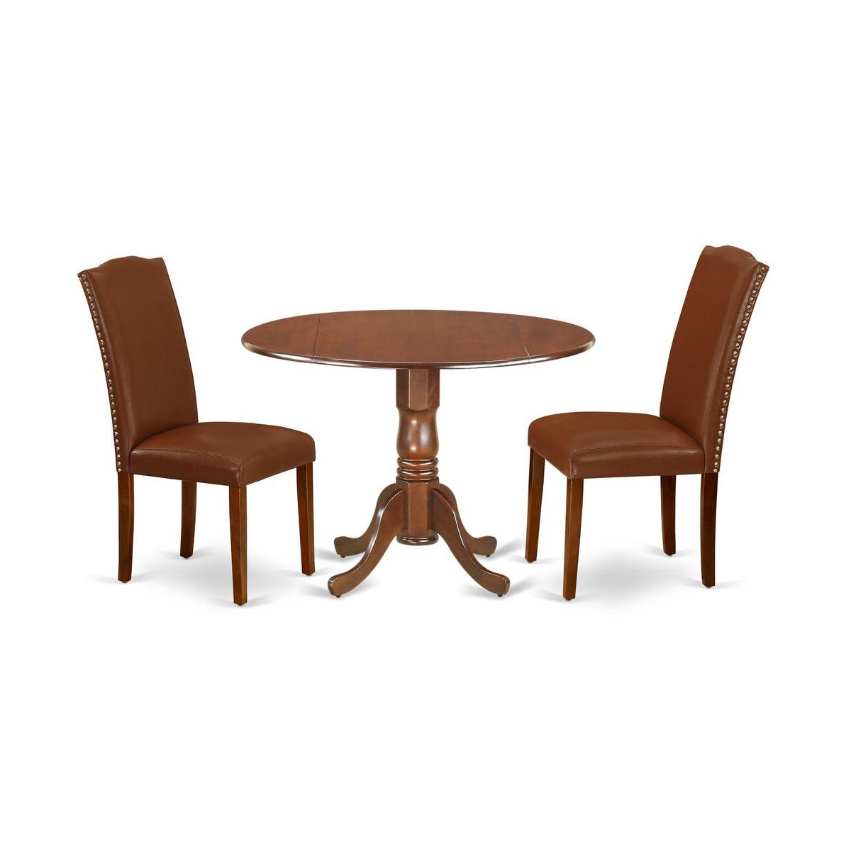Click here for East West Furniture Dining Room Set Mahogany - Mah... prices