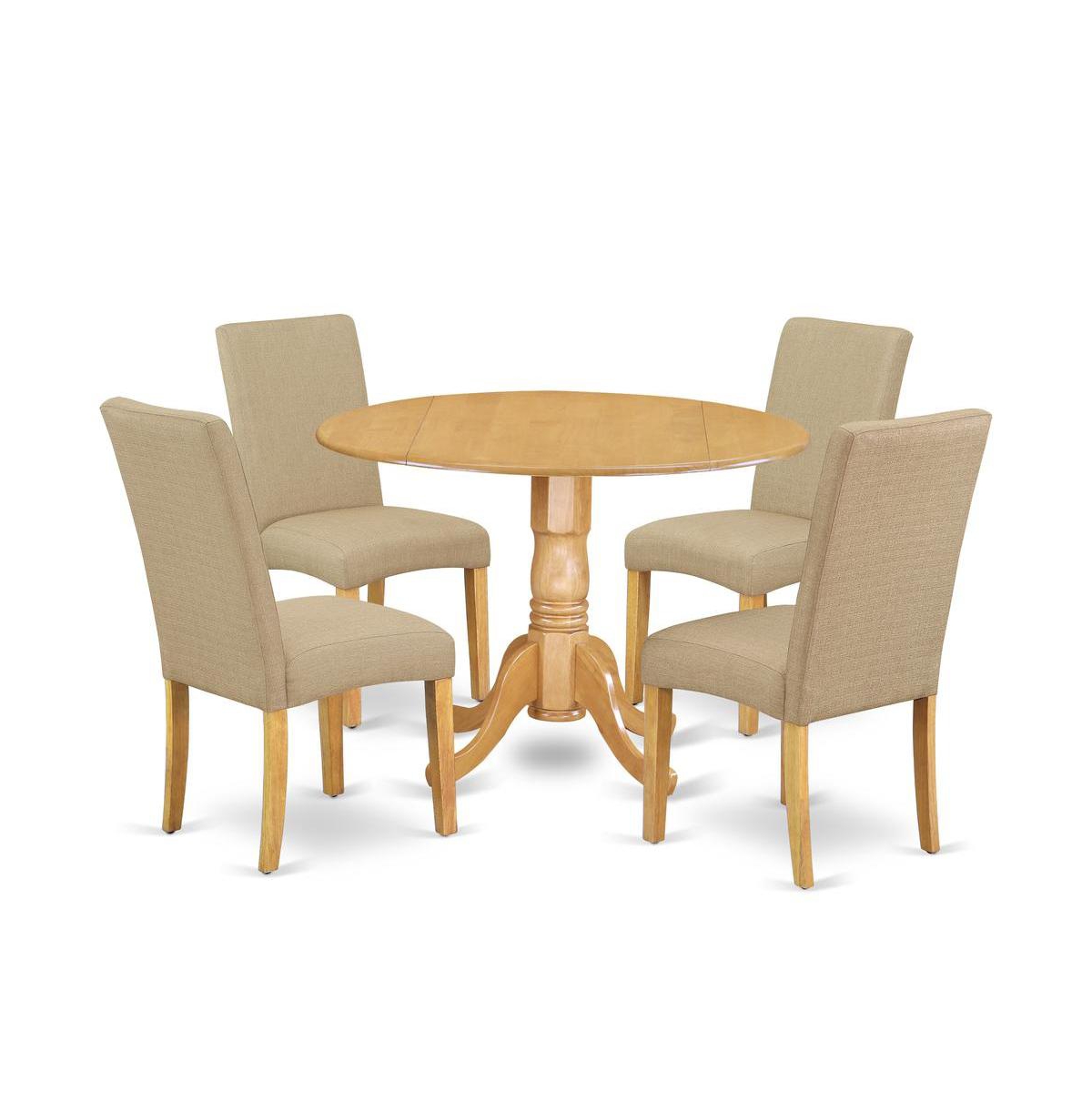 Click here for East West Furniture Dining Room Set Oak - Oak prices