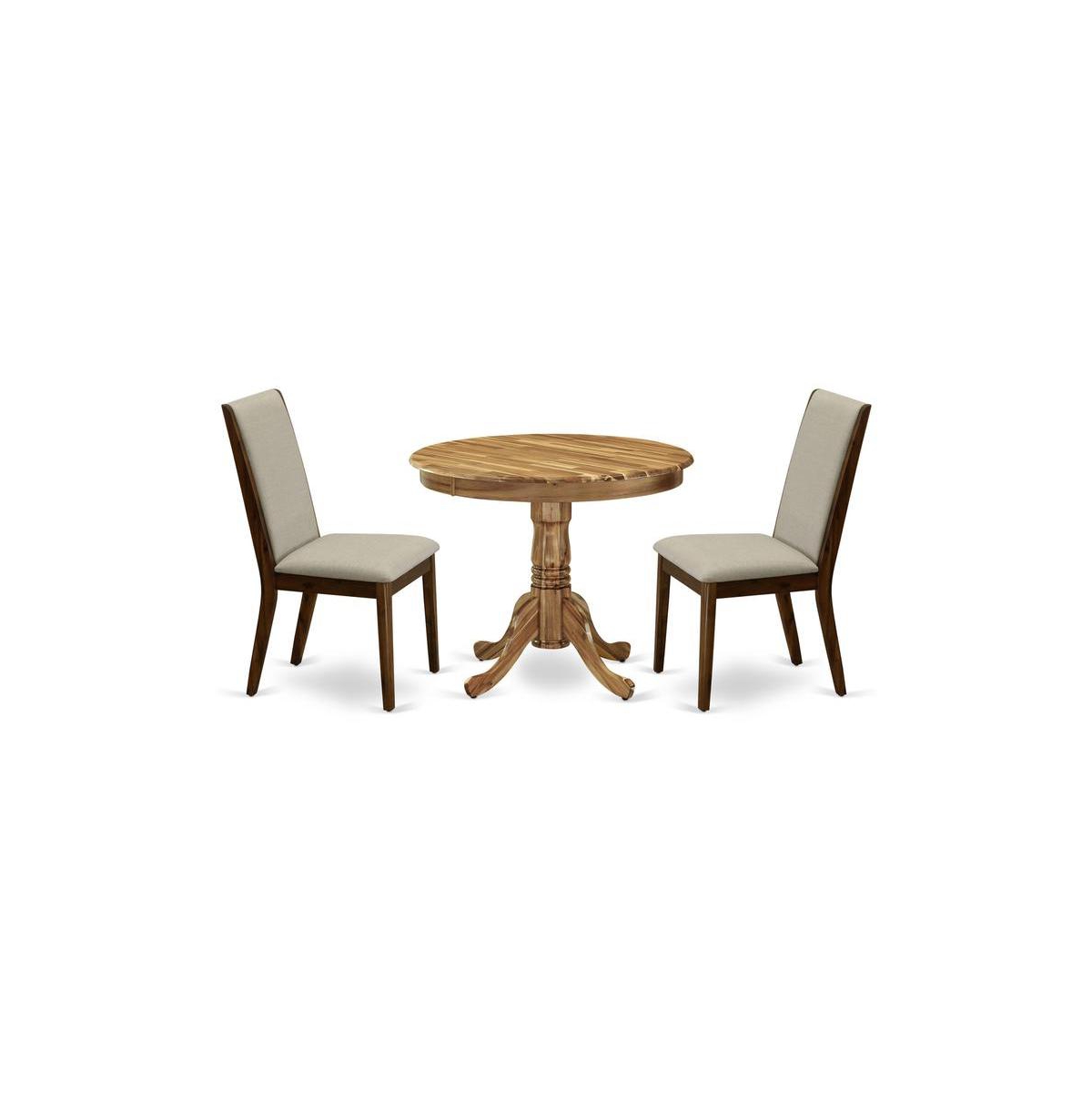 Click here for East West Furniture Dining Room Set Natural - Natu... prices