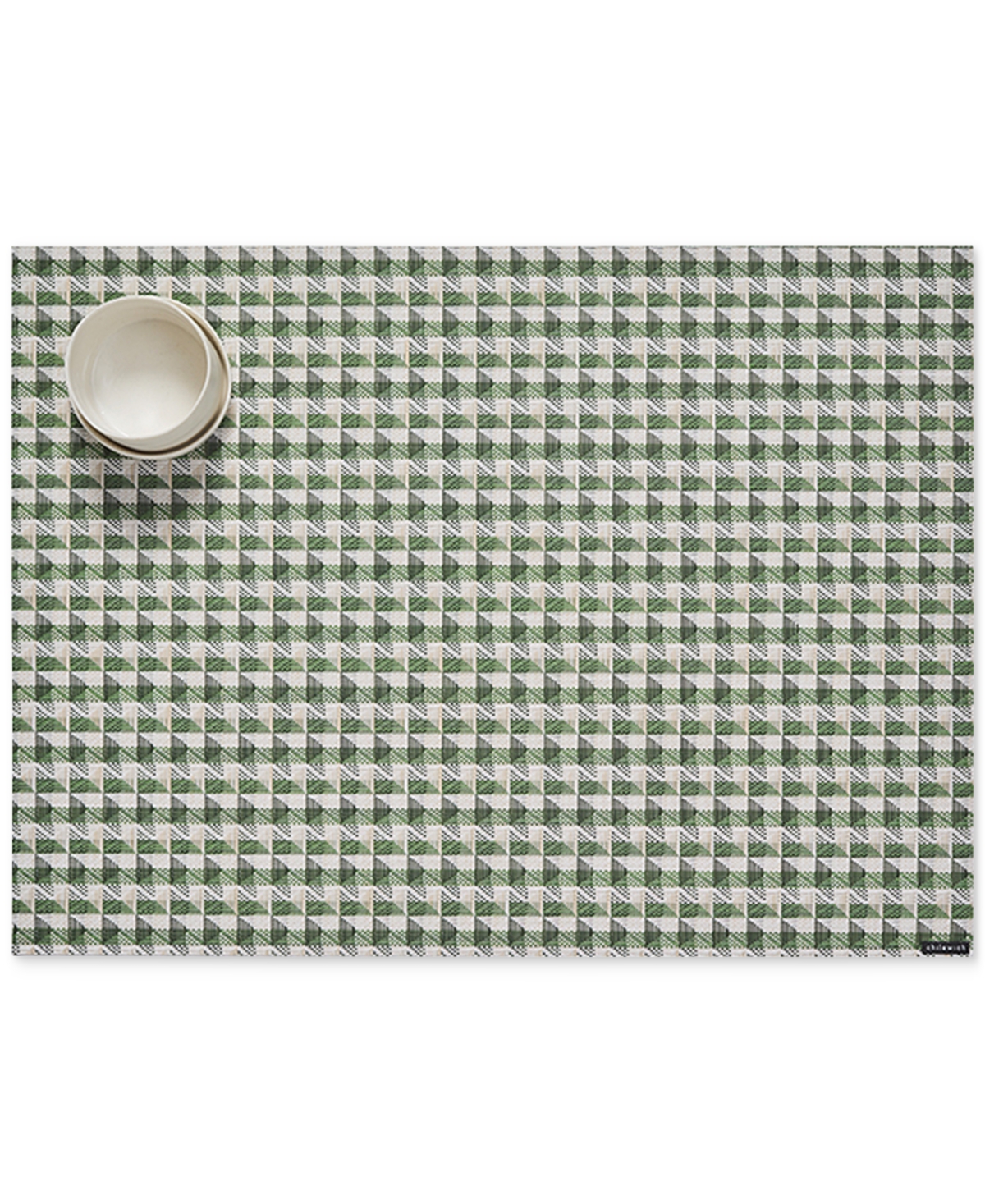 Click here for Chilewich Crane Rectangular Placemat - Thyme prices
