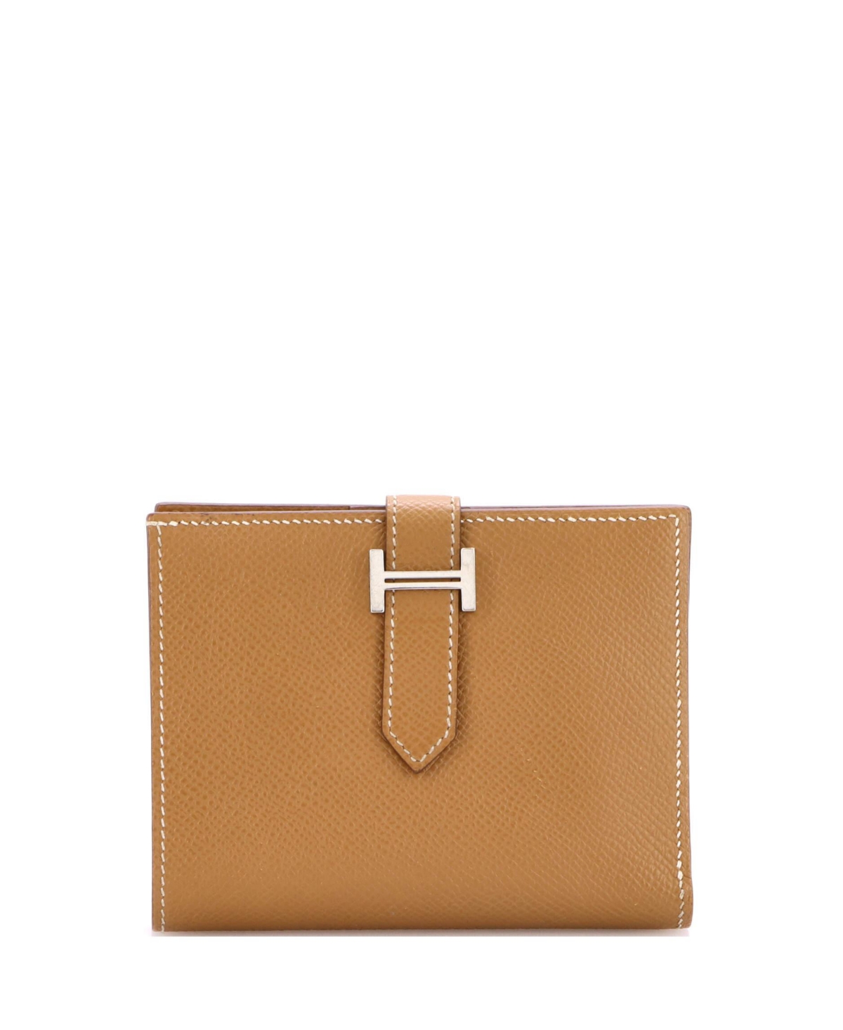 Click here for Pre-Owned Hermes Compact Bearn Wallet Epsom - Brow... prices