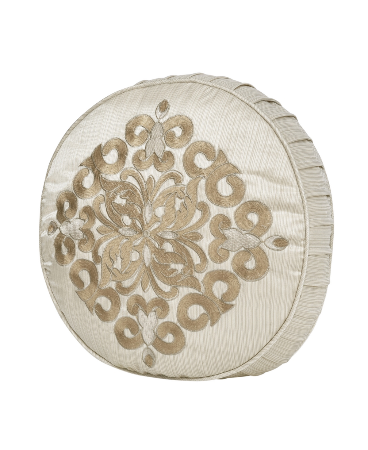 Click here for J Queen New York Amaretto Round Decorative Pillow... prices