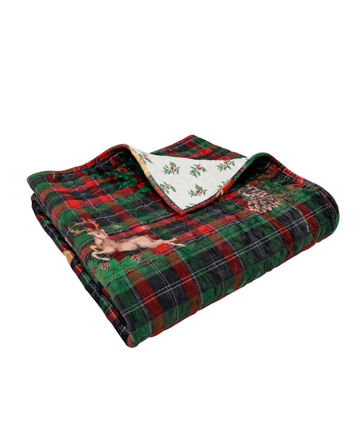 Click here for Levtex Merry Tartan Reversible Quilted Throw  50 x... prices