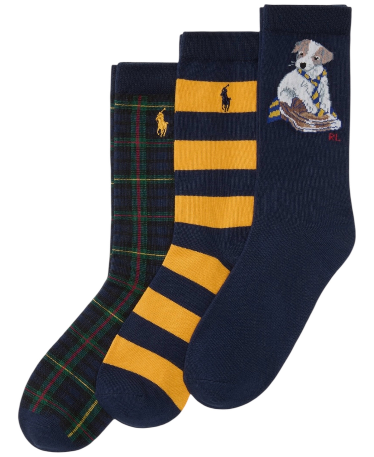 Click here for Polo Ralph Lauren Little Boys 3-Pack Placed Dog So... prices