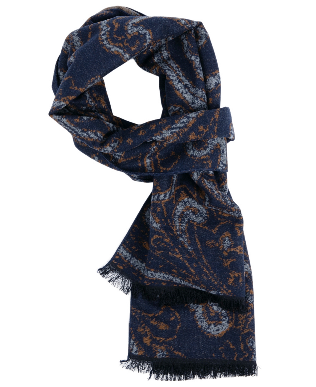 Ted Baker Mens Paisley Pattern Scarf - Navy