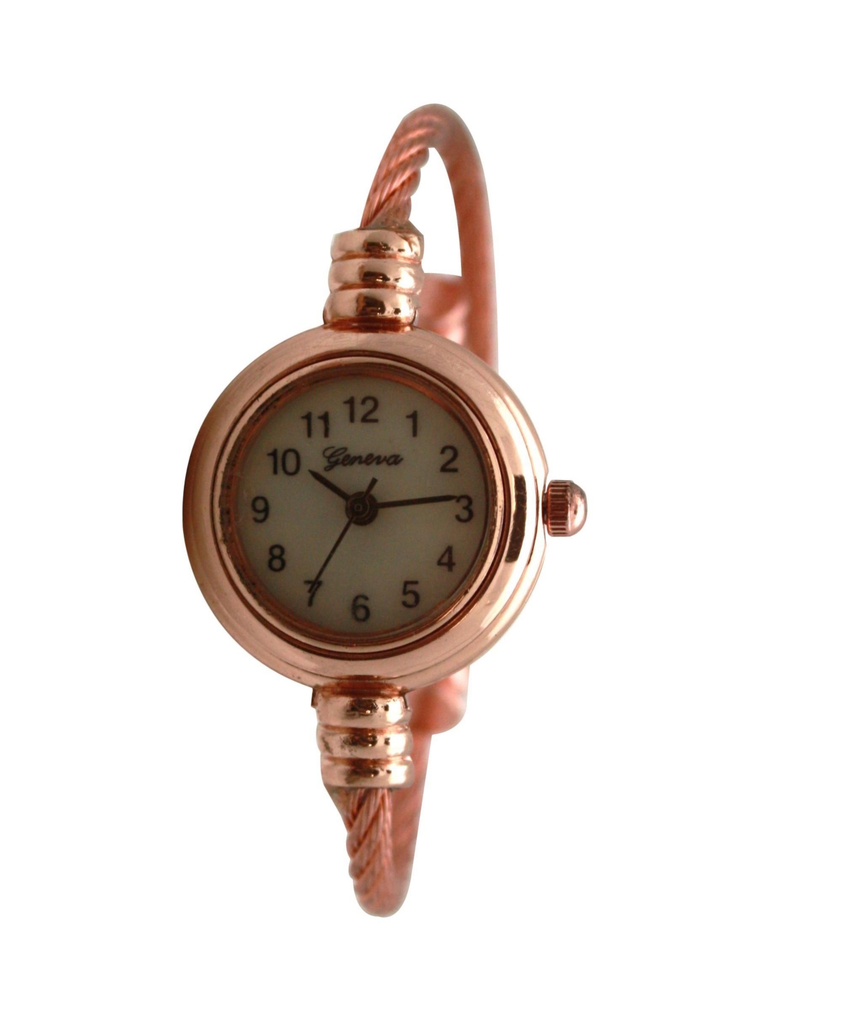 Click here for Olivia Pratt Rose Gold Thin Swirl Delicate Bangle... prices