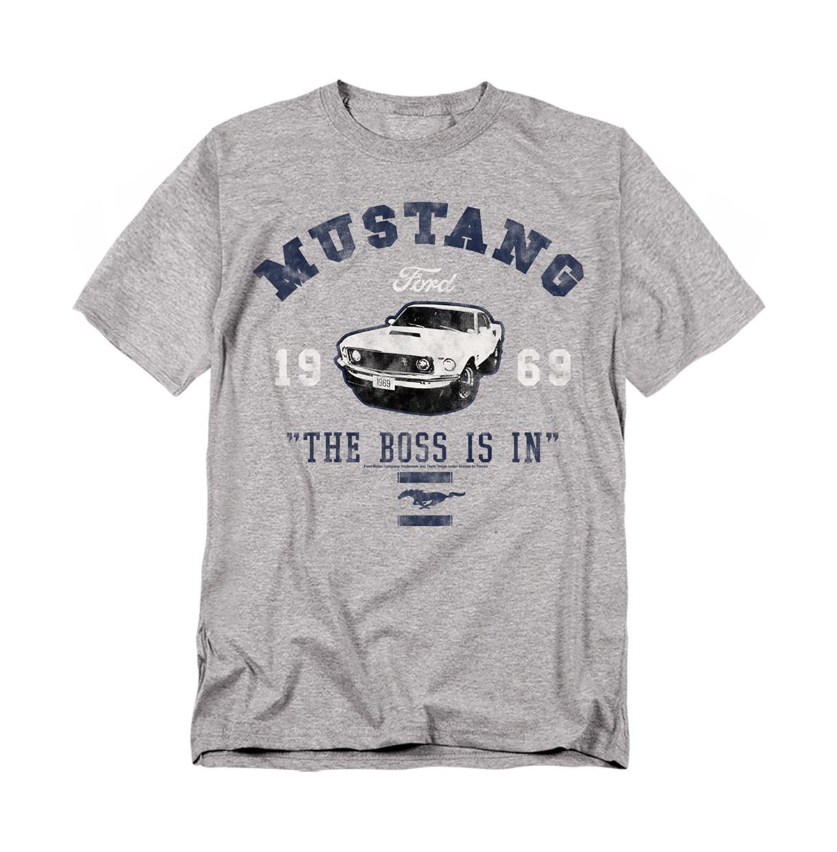 Click here for Logovision Mens Mustang The Boss Is In T-Shirt - A... prices