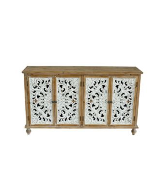 Click here for Casainc Accent Storage Cabinet With 4 Wood Carved... prices