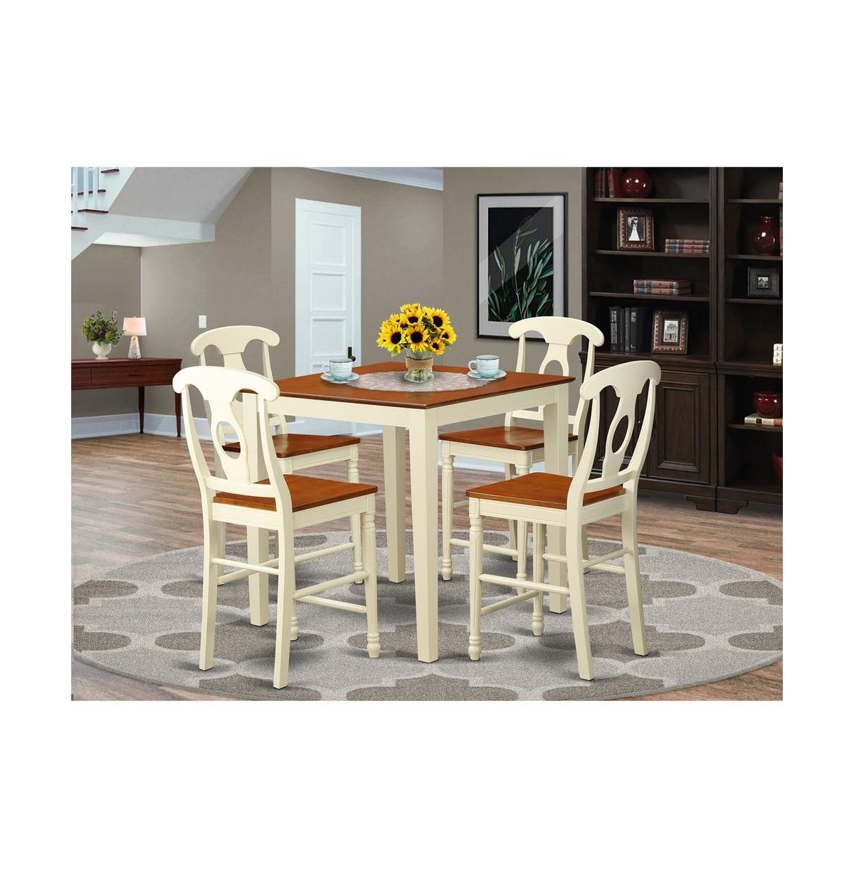 Click here for East West Furniture 5 Pcpub Table set - high Table... prices