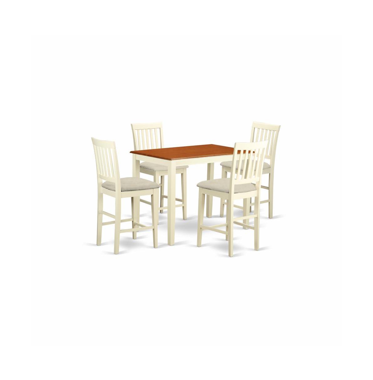 Click here for East West Furniture 5 Pc counter height set - Dini... prices