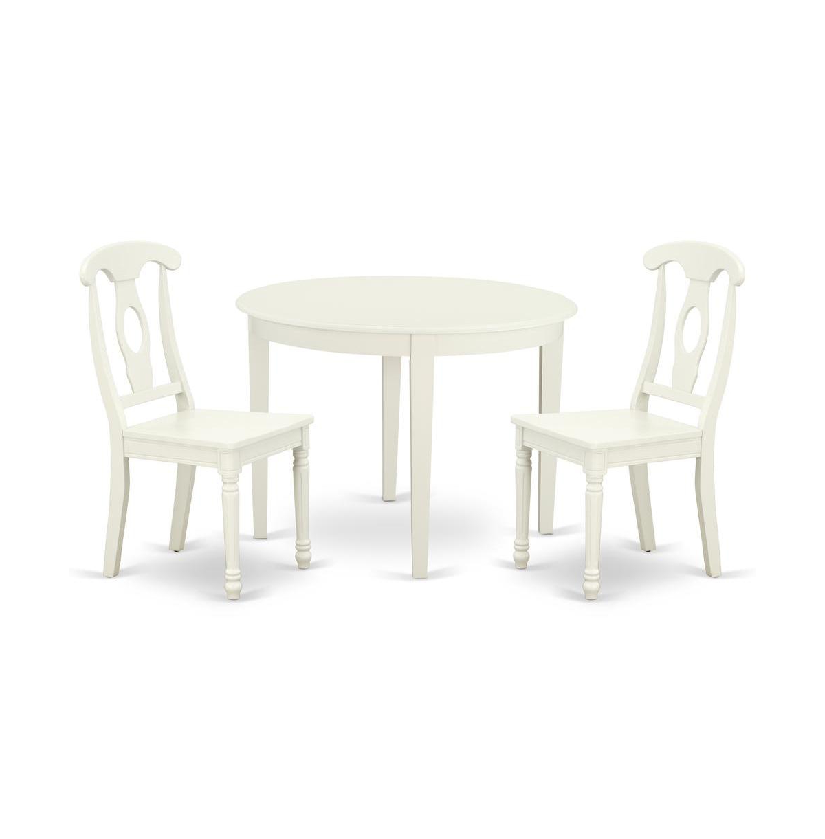 Click here for East West Furniture Dining Room Set Linen White -... prices