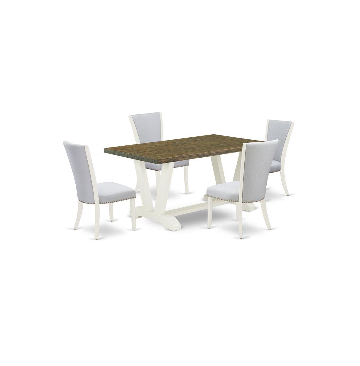 Click here for East West Furniture 5-Pc Dinette Set Consists of 4... prices