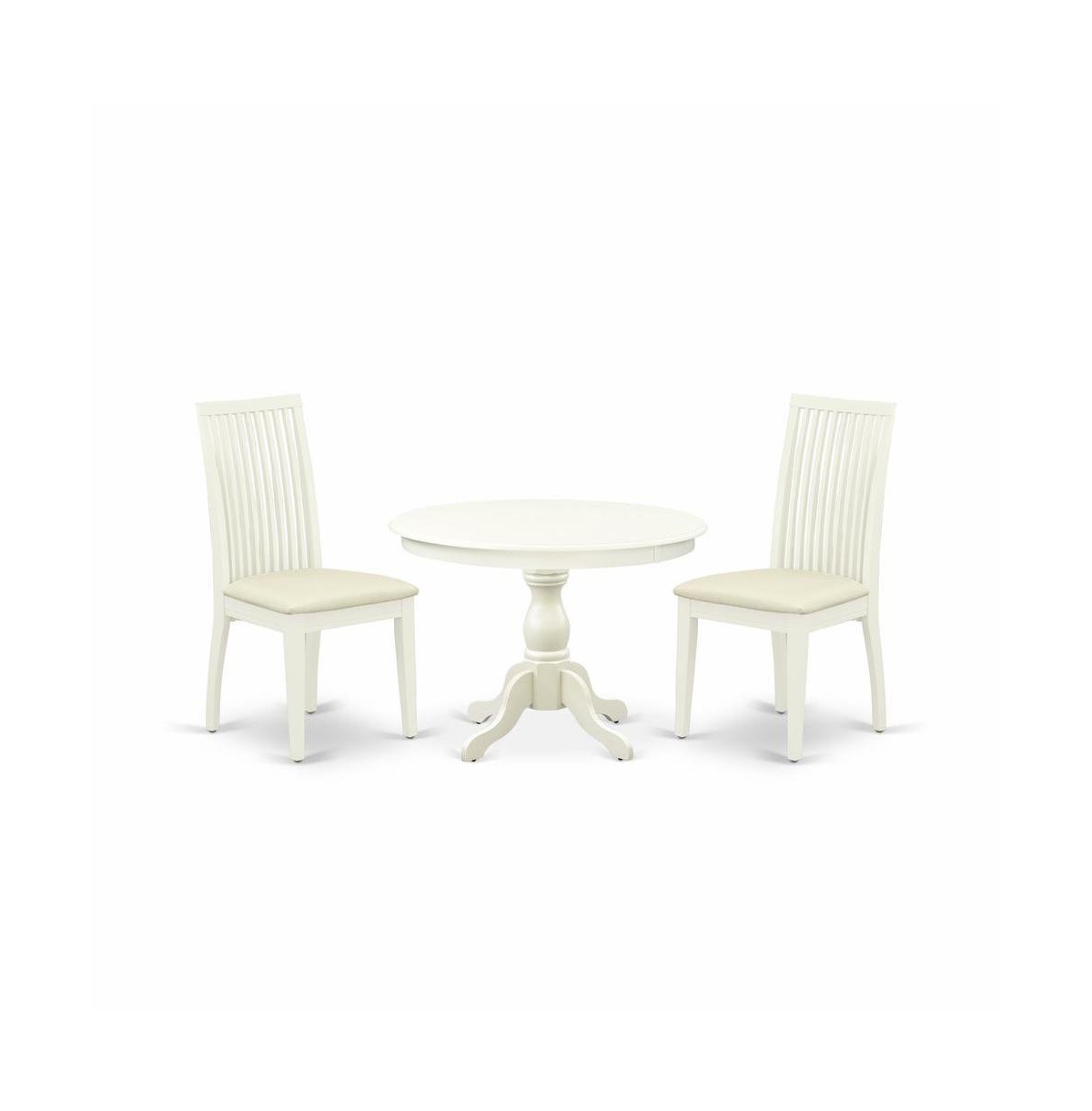 Click here for East West Furniture 3 Piece Kitchen Dining Table S... prices