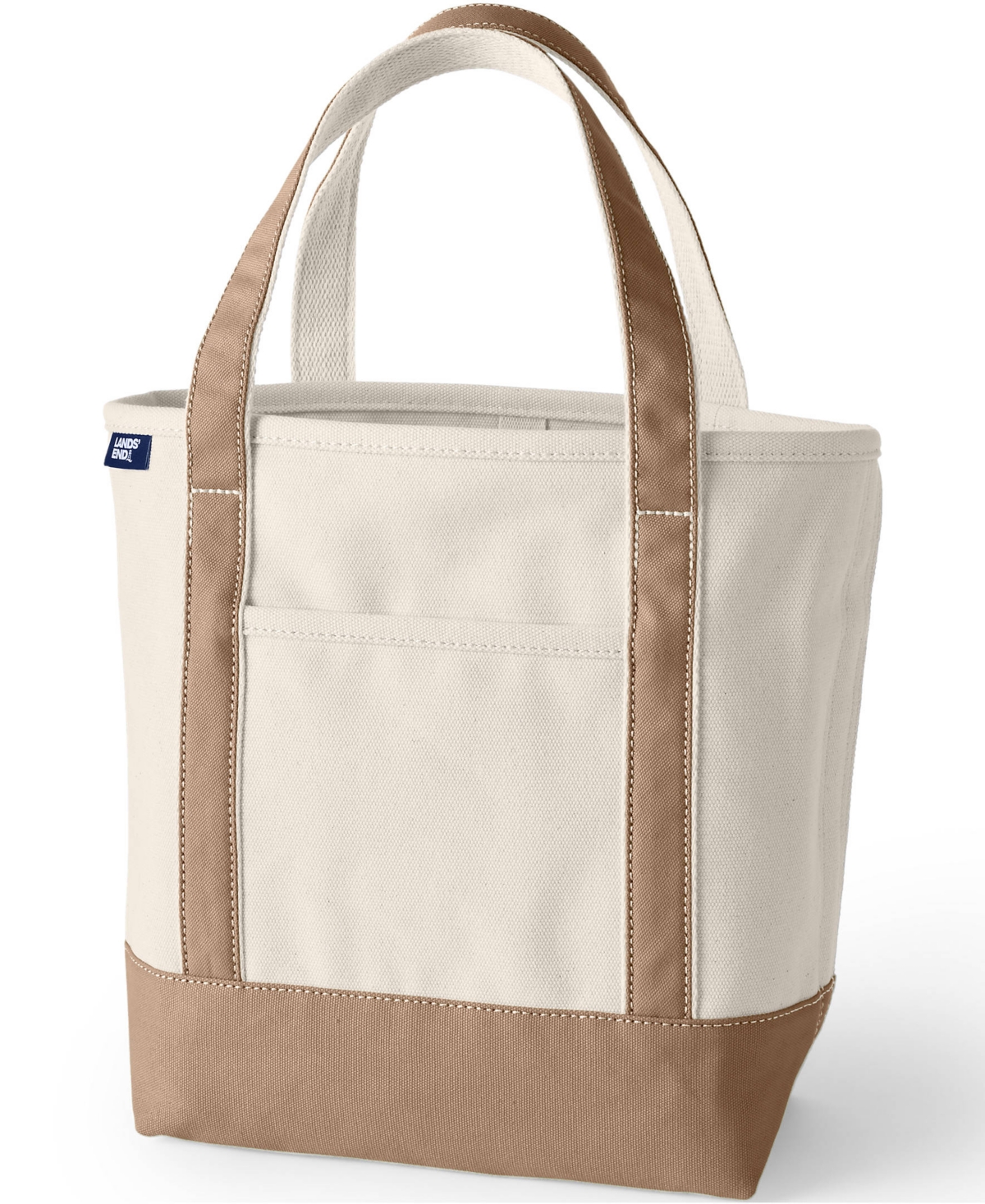Click here for Lands End Medium 5 Pocket Open Top Canvas Tote Bag... prices