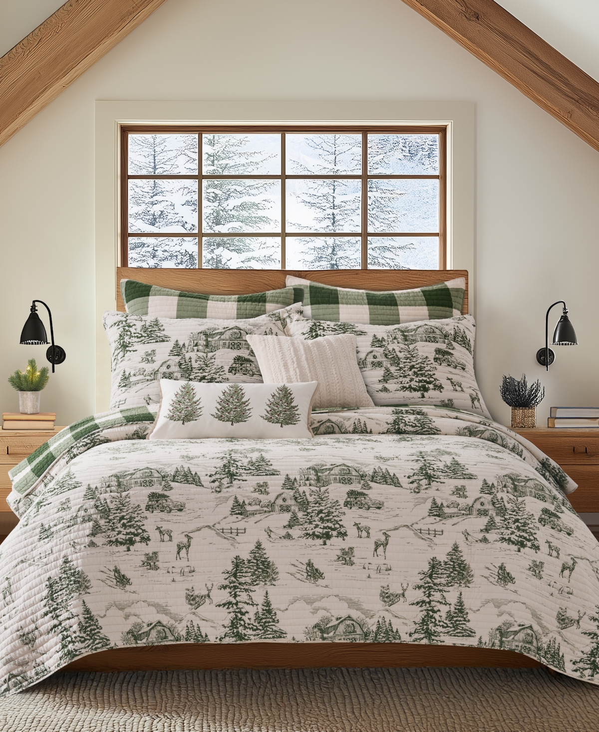 Click here for Levtex Winter Sleigh Ride Reversible 3-Pc. Quilt S... prices