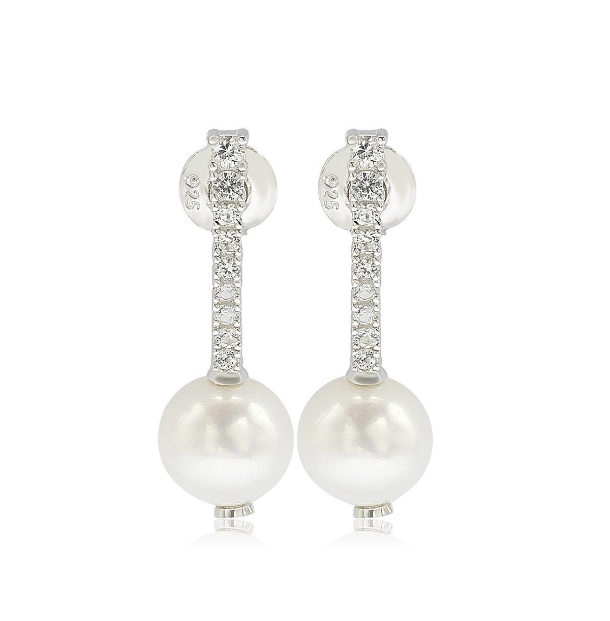 Click here for Suzy Levian Sterling Silver Pearl & White Sapphire... prices