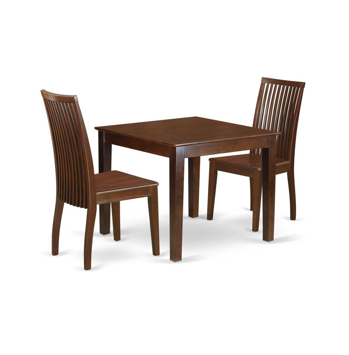 Click here for East West Furniture Dining Room Set Mahogany - Mah... prices