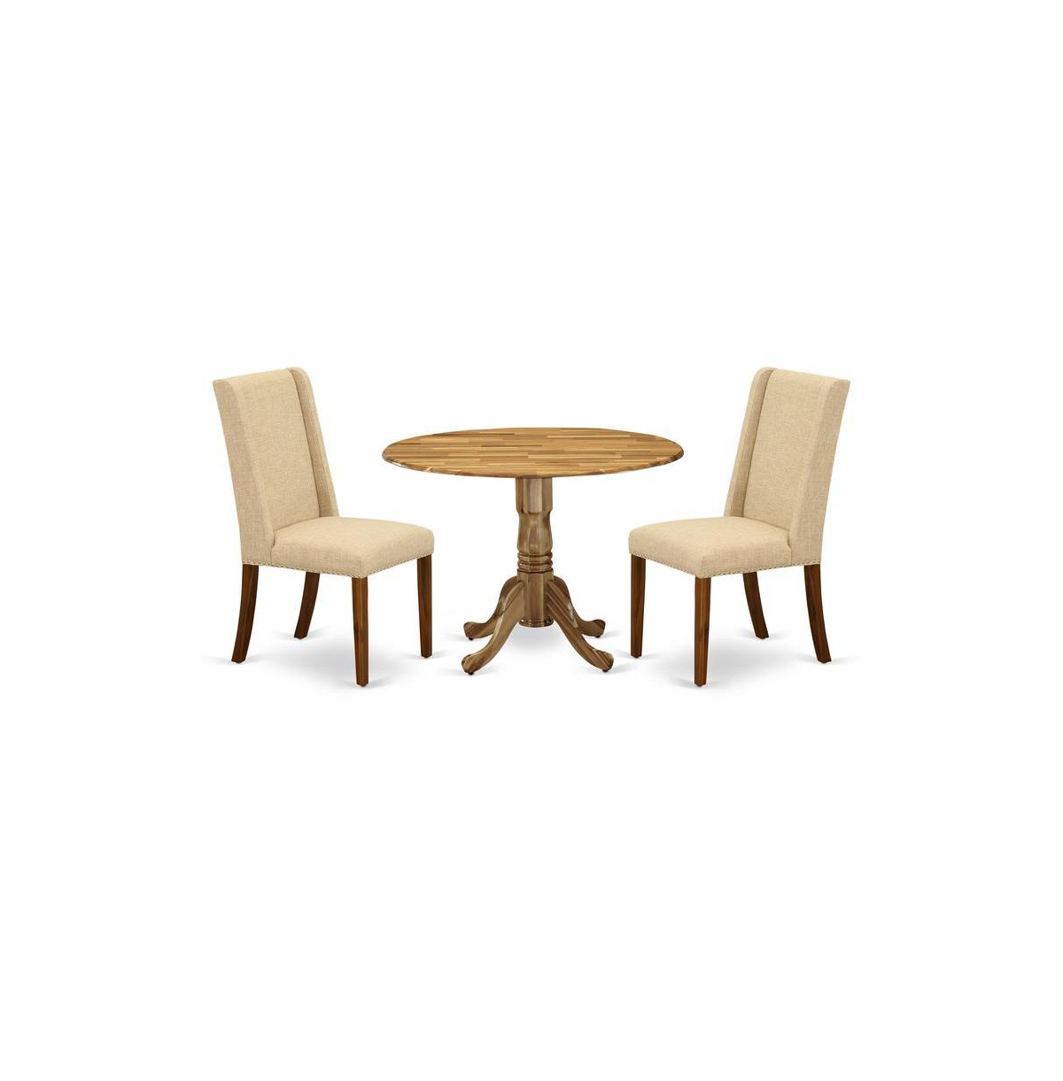 Click here for East West Furniture Dining Room Set Natural - Natu... prices