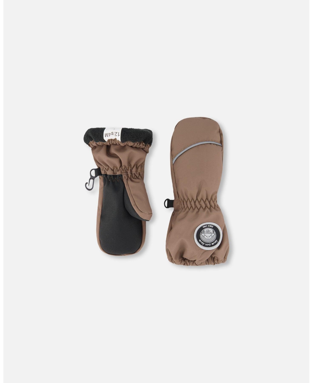 Click here for Deux par Deux Boy Winter Mittens Play Taupe - Chil... prices