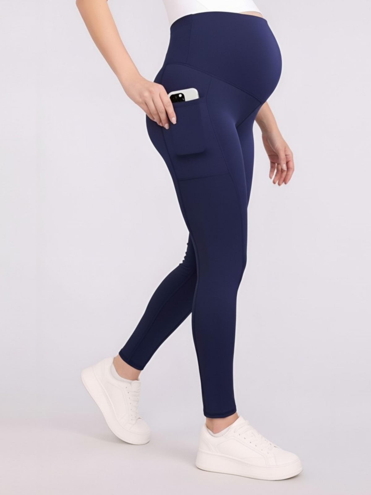Click here for Womens Over the Belly Side Pocket Active Maternity... prices