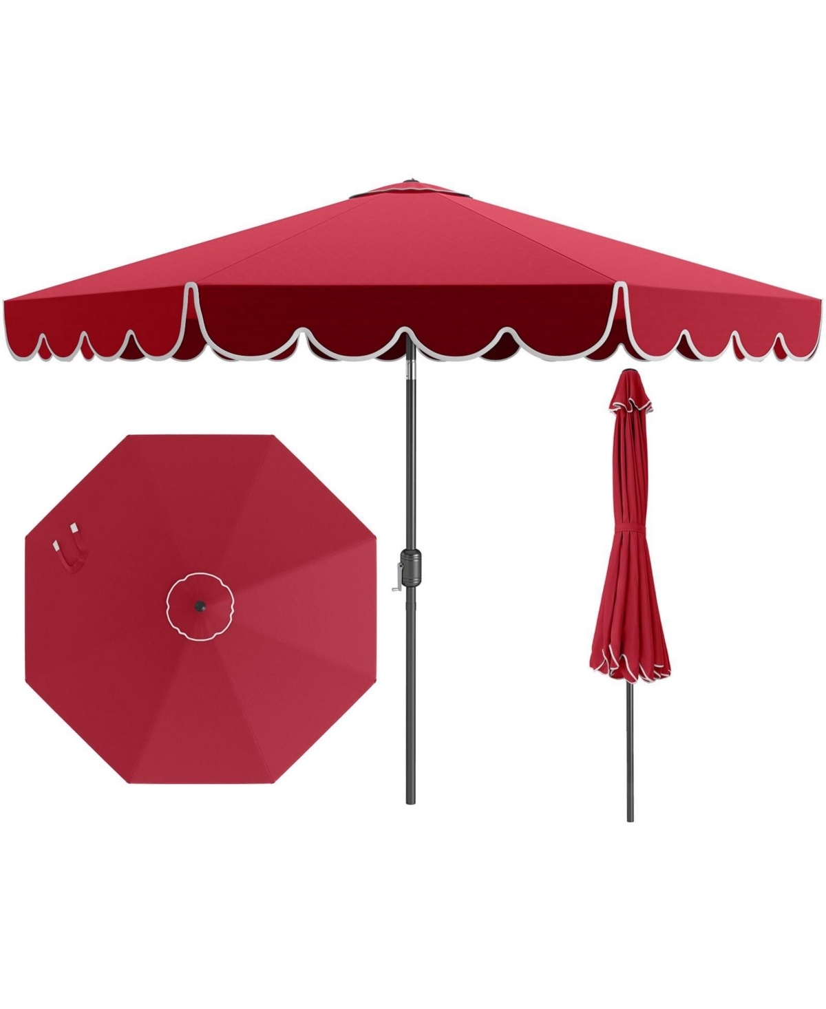 Click here for 10 Feet Patio Umbrella Outdoor Market Umbrella wit... prices