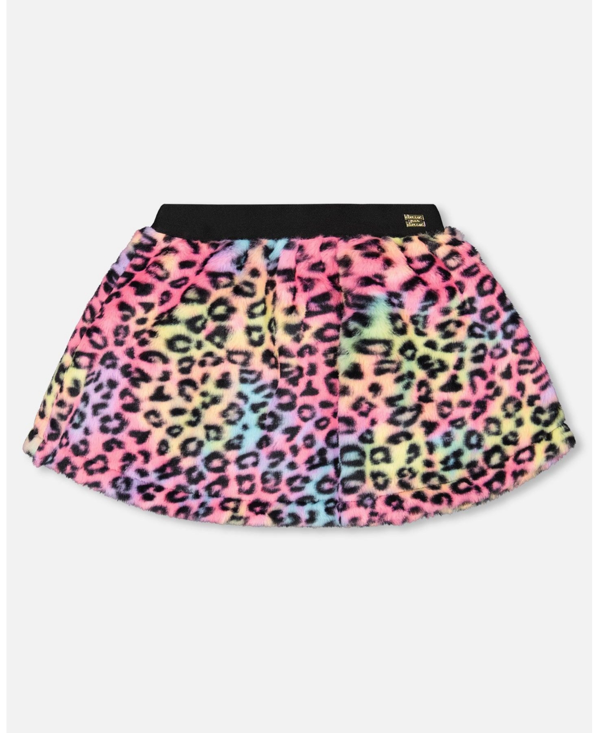 Click here for Deux par Deux Girl Faux Fur Skirt Multicolor Leopa... prices