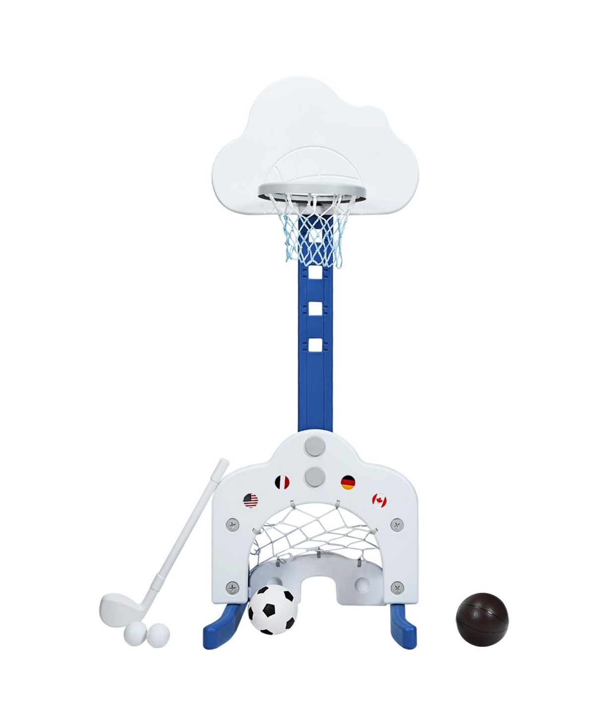 Click here for Akiudex 3-in-1 Kids Basketball Hoop Set with Balls... prices