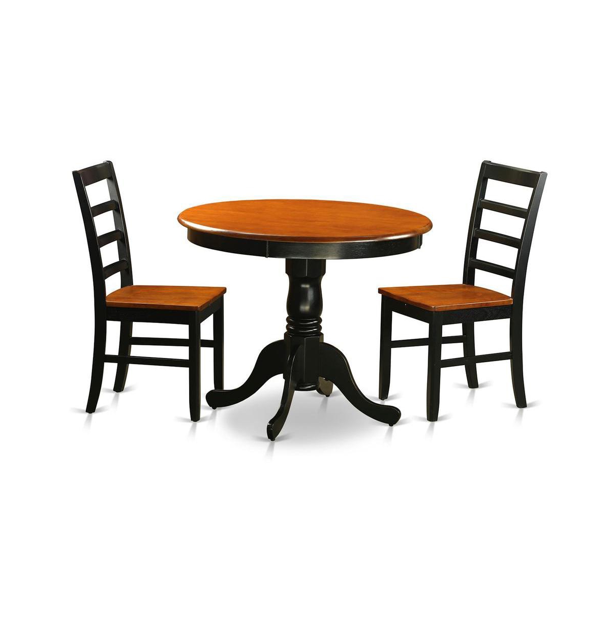 Click here for East West Furniture Dining furniture set - 3 Pcs w... prices