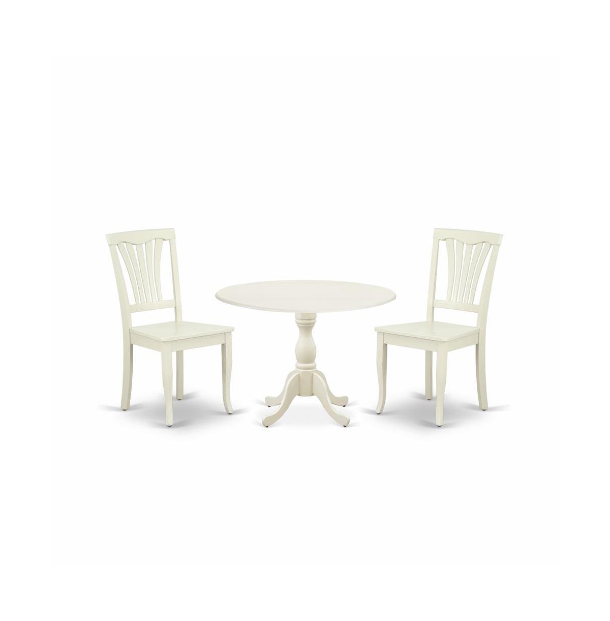Click here for East West Furniture 3 Piece Modern Dining Table Se... prices